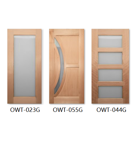 07 Entrance - Classic Glazed Solid Engineered Timber Door With Maple V